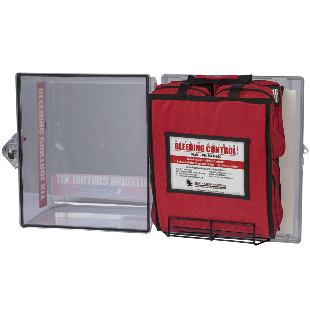 Public Access Bleeding Control Stations – 8-Pack Nylon